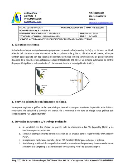 Informe De Acompañamiento Dp Capability Plots Raleigh B Pdf