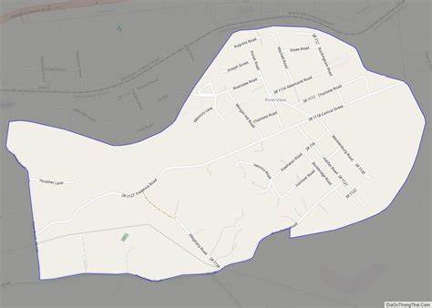 Map Of Riverview Cdp Virginia Thong Thai Real