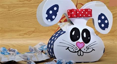 Сладкий подарок своими руками в виде Кролика на Новый год