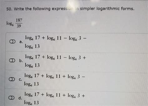 Solved If Logb R Logb S And Logb T Then Express The Chegg Com