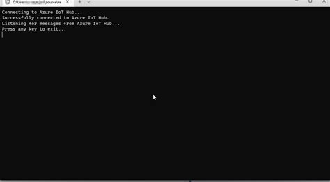 How Can I Receive Messages To A C Console App From An Azure Iot Hub