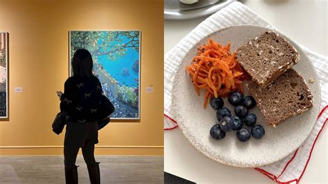 Vlog 직장인 브이로그📎 주중엔 일개미 주말엔 전시 데이트 일리야 밀스타인 삼성동 맛집과 카페 간단하게 아침 차려먹기 필카 브이로그 Youtube