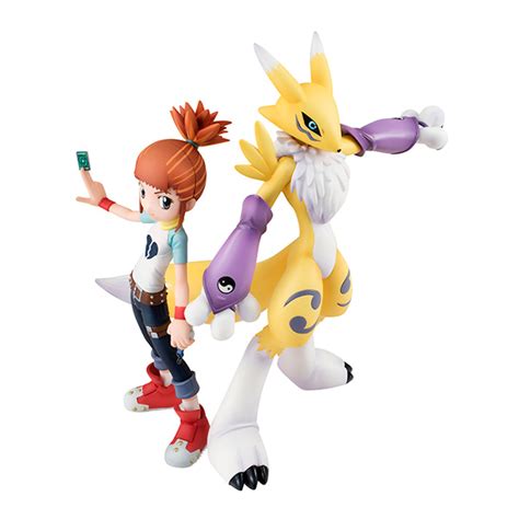 Digimon Tamers Rika Nonaka And Renamon G E M Series Megahouse
