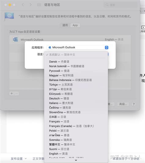 Outlook For Mac更改语言 知乎