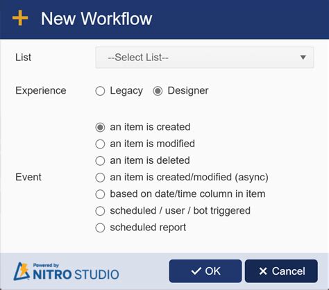Nitro™ Workflows Configuring Workflows