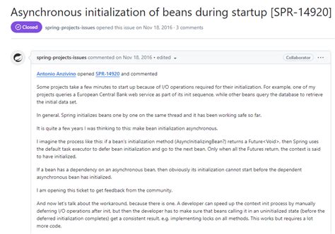 年过去了Spring官方竟然真的支持Bean的异步初始化了 why技术 博客园