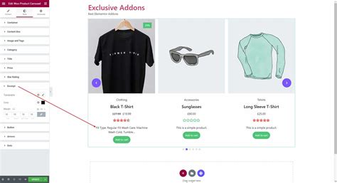 How To Configure And Style Woo Product Carousel Widget With Elementor