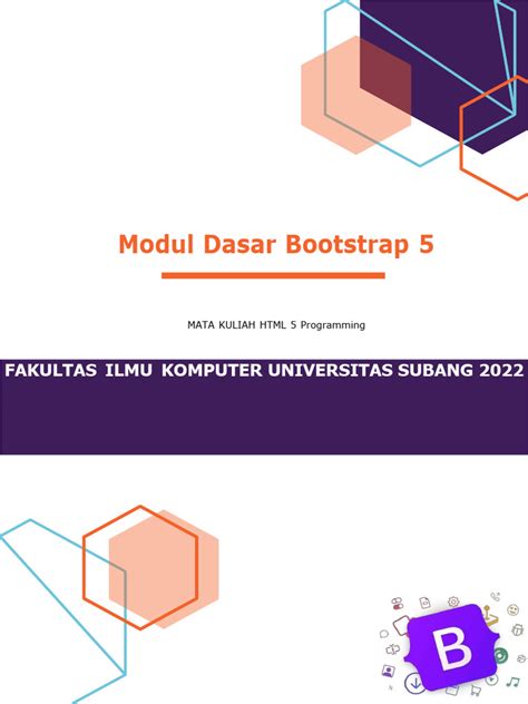 modul bootstrap 5 2022 pdf