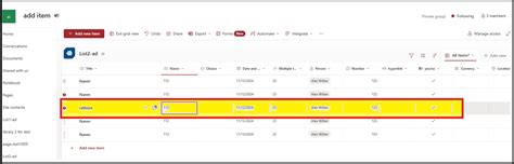 Copy Paste In The Sharepoint List Grid View Mode Microsoft Community