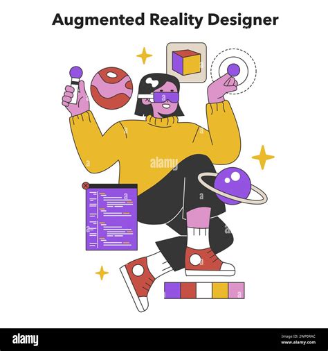 Augmented Reality Designer Creating Virtual Enhancements An Innovator