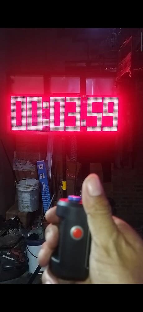 Stopwatch Using A 32 X 16 Led Matrix Dmd P10 Red Single Colorneed Help