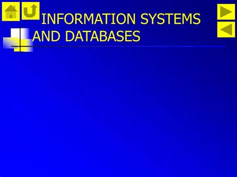 PPT INFORMATION SYSTEMS AND DATABASES PowerPoint Presentation Free Download ID 4313394
