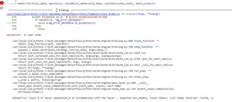 Python Valueerror Input 0 Of Layer Sequential1 Is Incompatible With