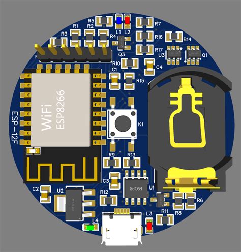 Wifi Smart Button Electronics Workshop