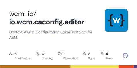 Issues Wcm Io Io Wcm Caconfig Editor GitHub