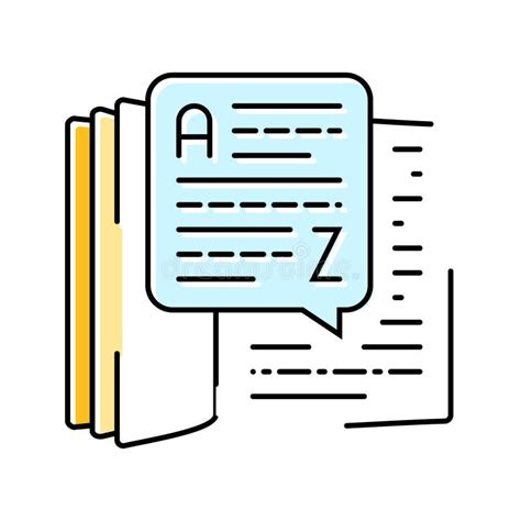 Dictionary Nlp Color Icon Vector Stock Illustrations 6 Dictionary Nlp Color Icon Vector Stock