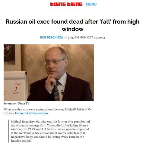 Maybe A Fenestration Expert Could Investigate Why Defenestration Is