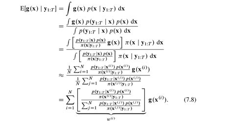 Expected Value Importance Sampling Derivation Cross Validated