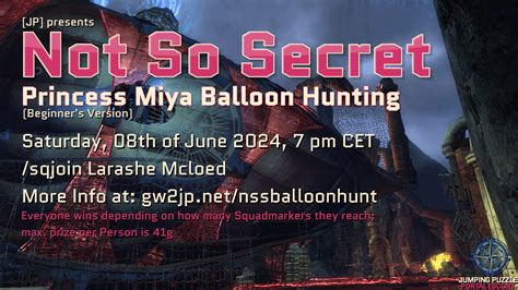 Princess Miya Balloon Hunting Beginners Version Event Rguildwars2