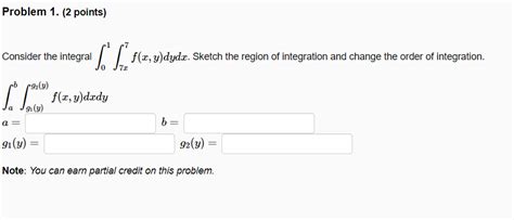 solved problem 1 2 ﻿points consider the integral