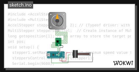 Test Stepper Wokwi ESP STM Arduino Simulator