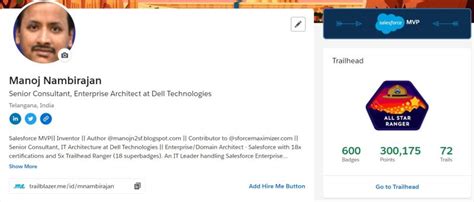 Manoj Nambirajan On Linkedin Trailheadacademy Salesforcecommunity Allstar 10 Comments