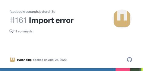 Import Error Issue Facebookresearch Pytorch D GitHub