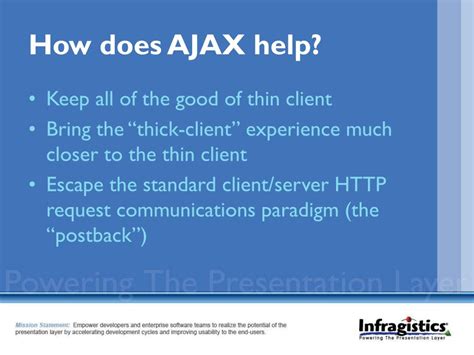 Ppt Creating Rich Client Web Applications With Ajax Powerpoint
