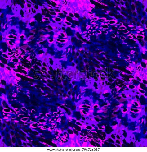 Watercolor Abstract Seamless Pattern Hand Drawn Stock Illustration Shutterstock