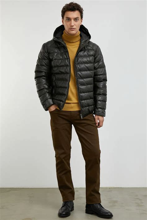 Утепленная кожаная куртка Jorg_weber_casual 658793003 цены в Москве ...