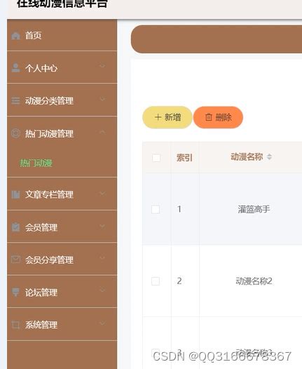 基于nodejspythonvue的在线动漫信息网站vuenode动漫影视源码 Csdn博客