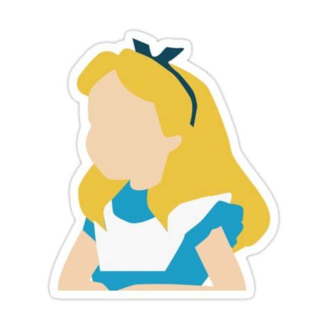 Alice Sticker By Reyreypelcastre Disney Stickers Printables Coloring Stickers Disney Sticker