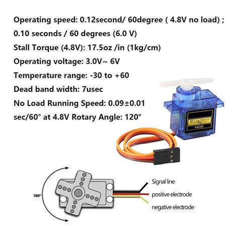 Generic 1 2 4 6 8pcs Arduino Analog Micro Servo Motor Sg90 9g For