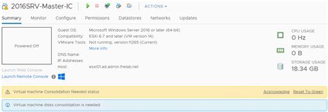 vmware vsphere troubleshoot consolidating disks error bjosoren s it