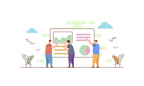 Premium Vector Data Analysis Landing Page