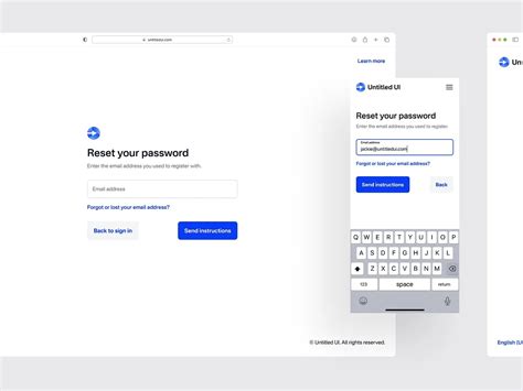 Reset Password Designs Themes Templates And Downloadable Graphic Elements On Dribbble