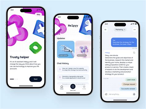 Chat Bot App Ui By Ronas It Uiux Team On Dribbble