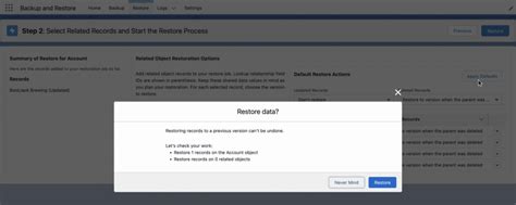 Salesforce Backup And Restore Apex Hours