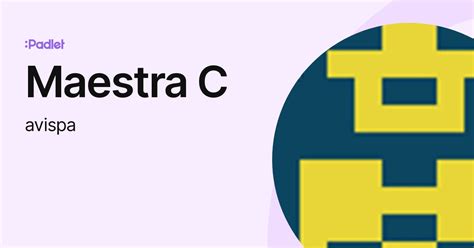 Maestra C Avispa Profile Padlet