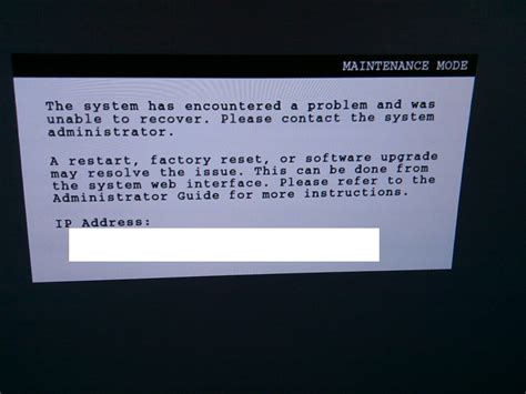 C Stuck In Maintenance Mode Cisco Community