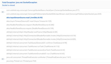 socketexception socket is closed · issue 7794 · square
