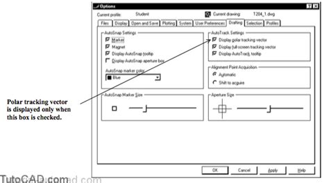 Polar Tracking And Direct Distance Entry Tutorial Autocad