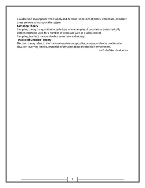 Decision Making Engineering Management DOCX