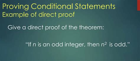 Solved Proving Conditional Statements Example Of Direct Chegg Com