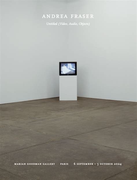 Andrea Fraser Untitled Video Audio Objects — Arte Realizzata