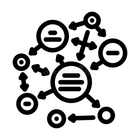 Semantic Web Natural Language Processing Nlp Line Icon Vector