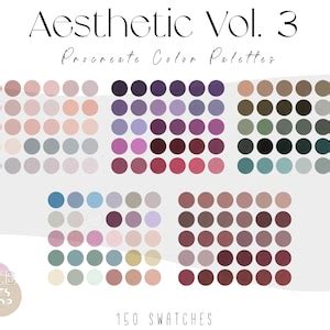 Kawaii Procreate Color Palette Bundle Cute Color Palette For Procreate Procreate Swatches Ipad
