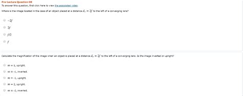 solved pre lecture question 08 to answer this question