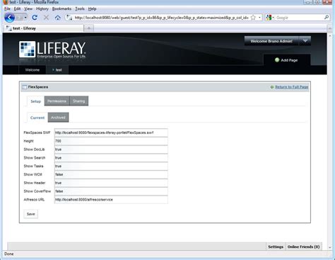 Liferay Portlet For FlexSpaces Open Source Integrated AI And Semantic