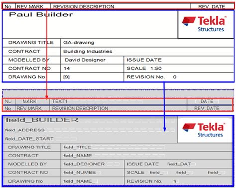 Edit Tables In Template Editor Tekla User Assistance